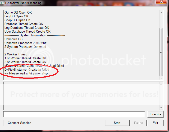 [Help] How to fix FieldServer | RaGEZONE - MMO Development Forums